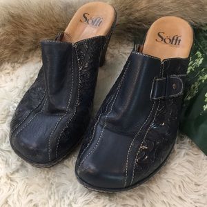 Sofft Shoes | Red Leather Clog | Poshmark